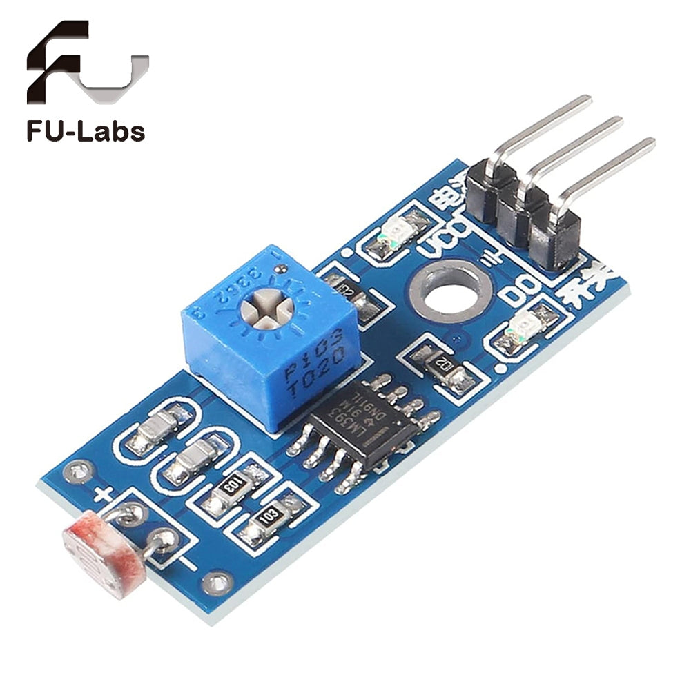 Photosensitive Light Sensor Module 3/4 Pin Brightness Detector Arduino ...