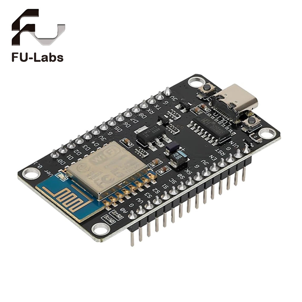 ESP8266 NodeMcu V3 WiFi Module Type-C/Micro USB CH340 IoT Board – Fu-labs