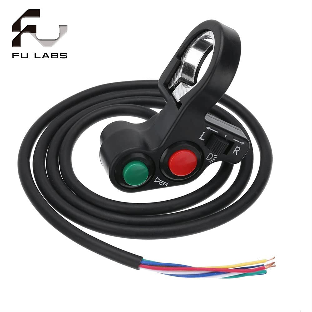 Motorcycle Handlebar Switch KG-25 Electric Start Horn Light Push Butto ...