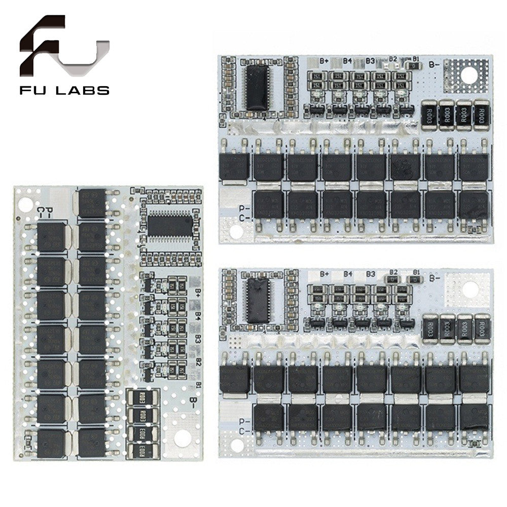 3S-5S 100A Li-ion Lithium Battery BMS Protection & Balance Board – Fu-labs