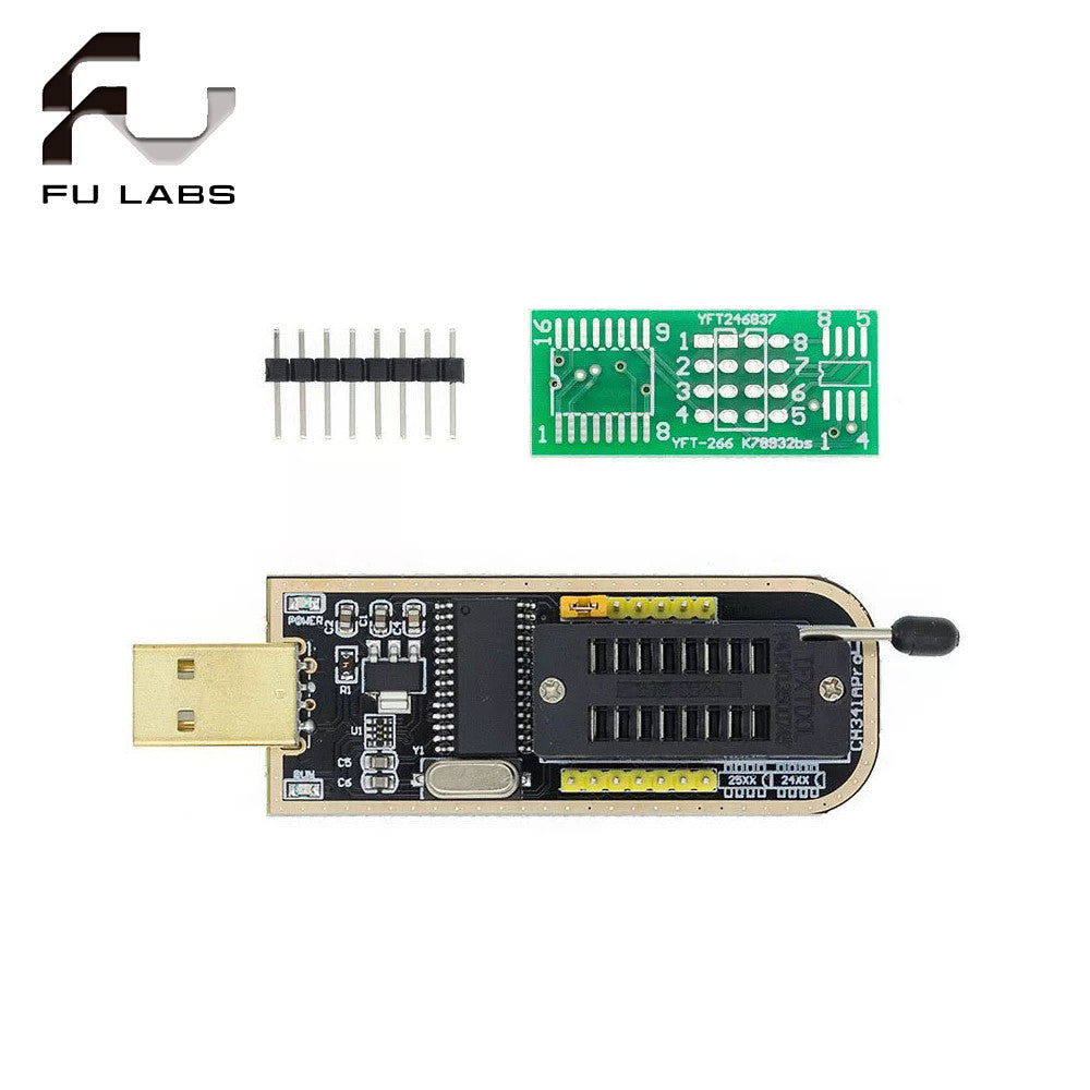 CH341A USB EEPROM Flash BIOS Programmer with Software & Driver – Fu-labs