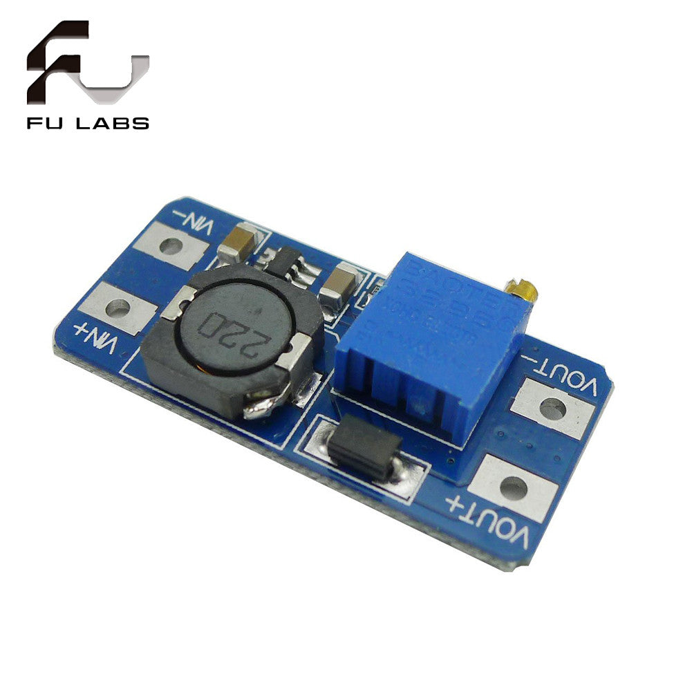 MT3608 DC-DC Step-Up Converter Module 2A 28V Boost Power Supply – Fu-labs