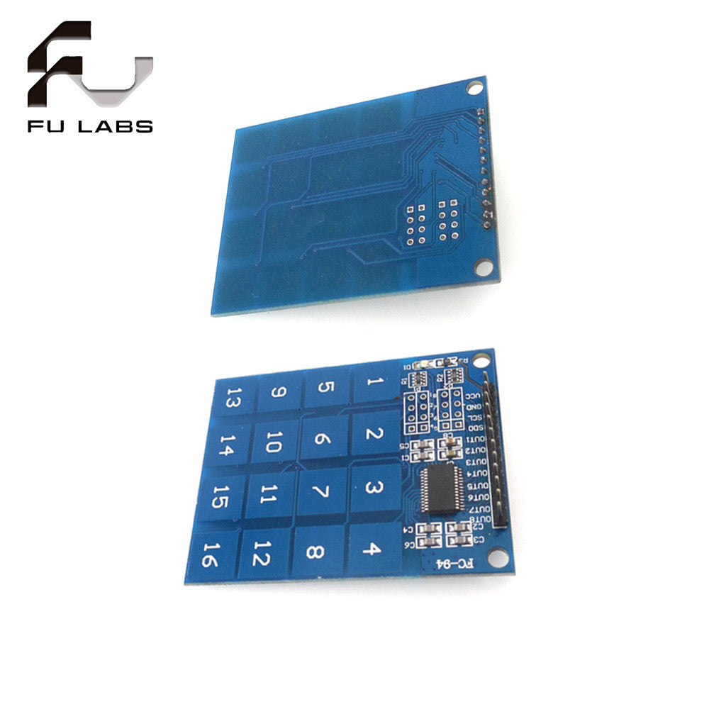 TTP229 16-Channel Capacitive Touch Sensor Digital Module – Fu-labs