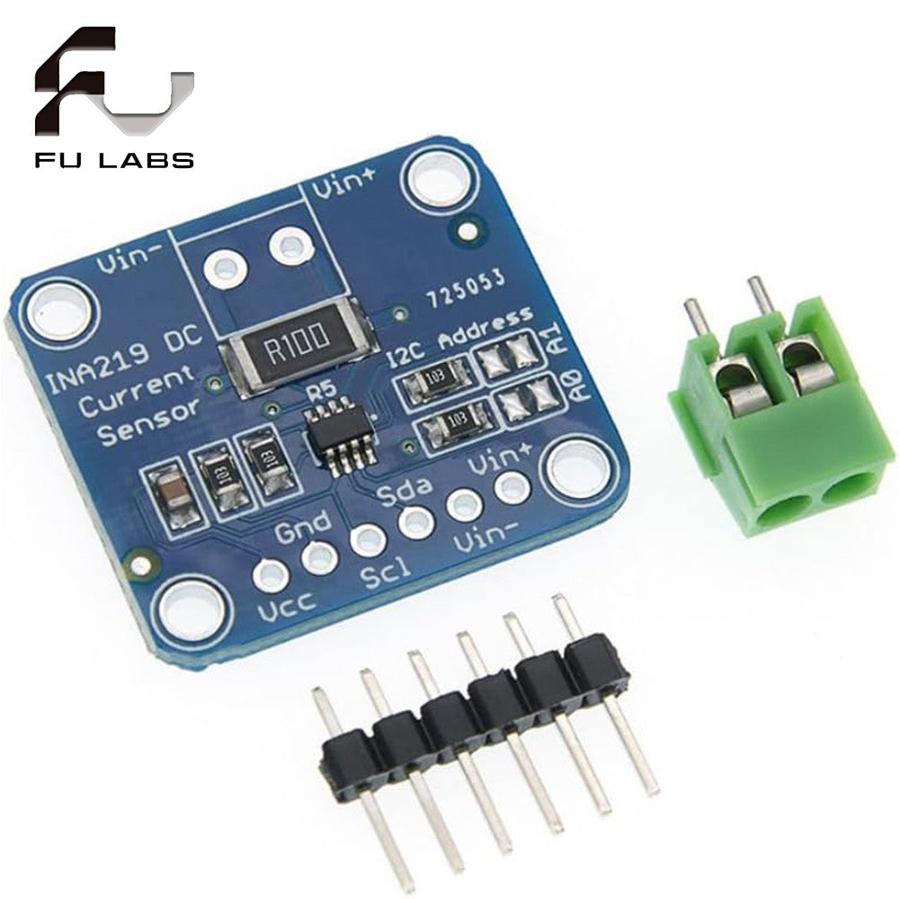 INA219 Bidirectional I2C Current and Power Monitor Sensor – Fu-labs